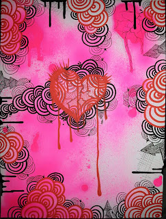 Art Work by AB: Ink & Spray Art